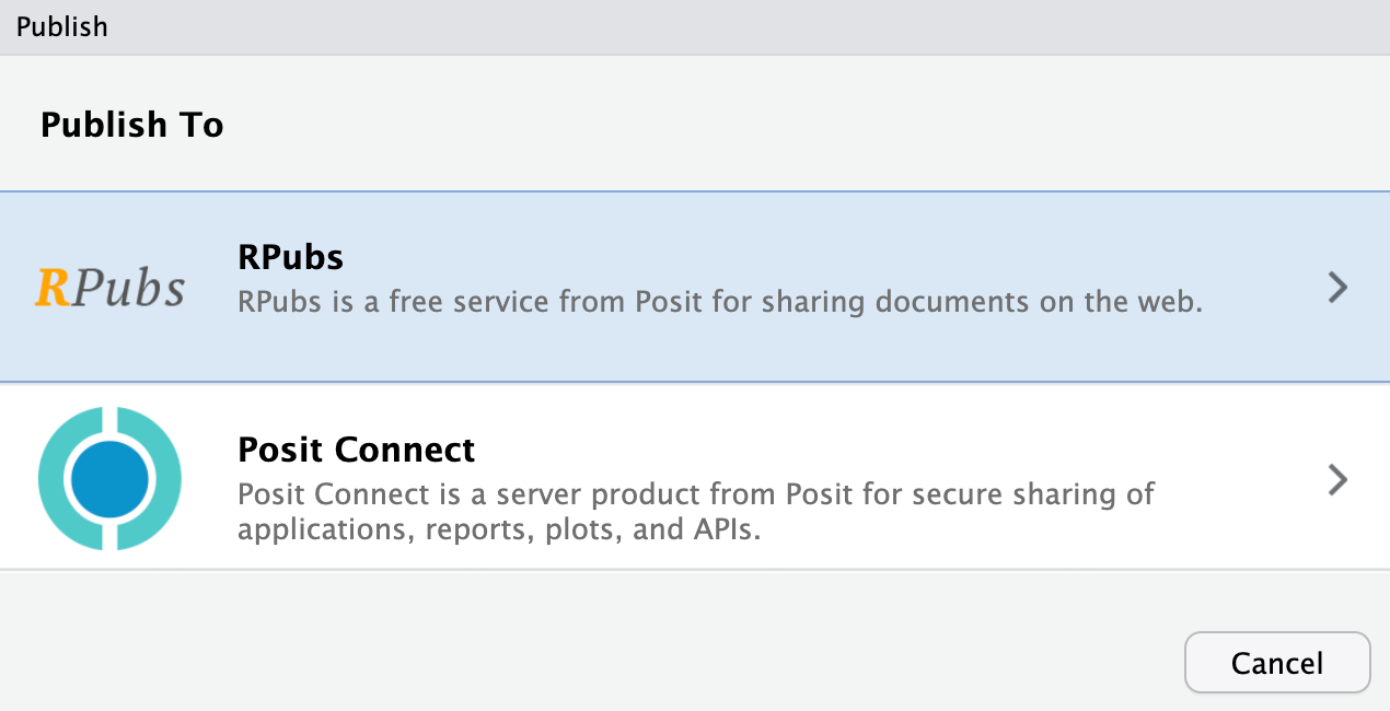 Connecting – RStudio User Guide