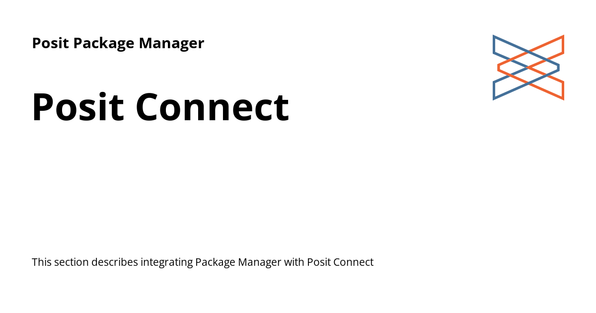 Posit Connect - Posit Package Manager