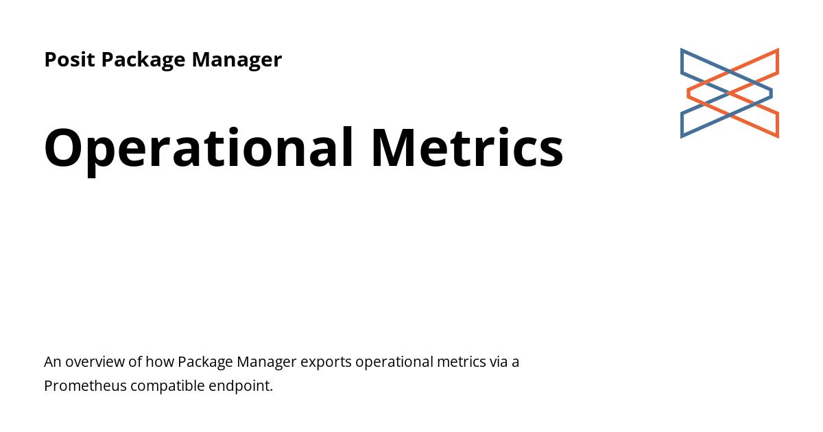Operational Metrics - Posit Package Manager